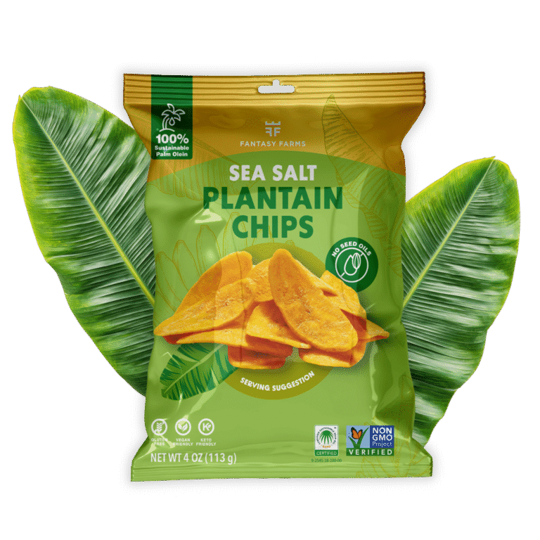 Plantain Chips | Better-For-You Tropical Snacks for B2B | Fantasy Farms